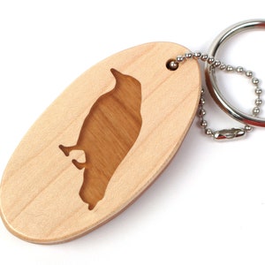 Wood Raven Keychain, Crow Key Fob, Gothic Accessories, Wooden Raven Key ...