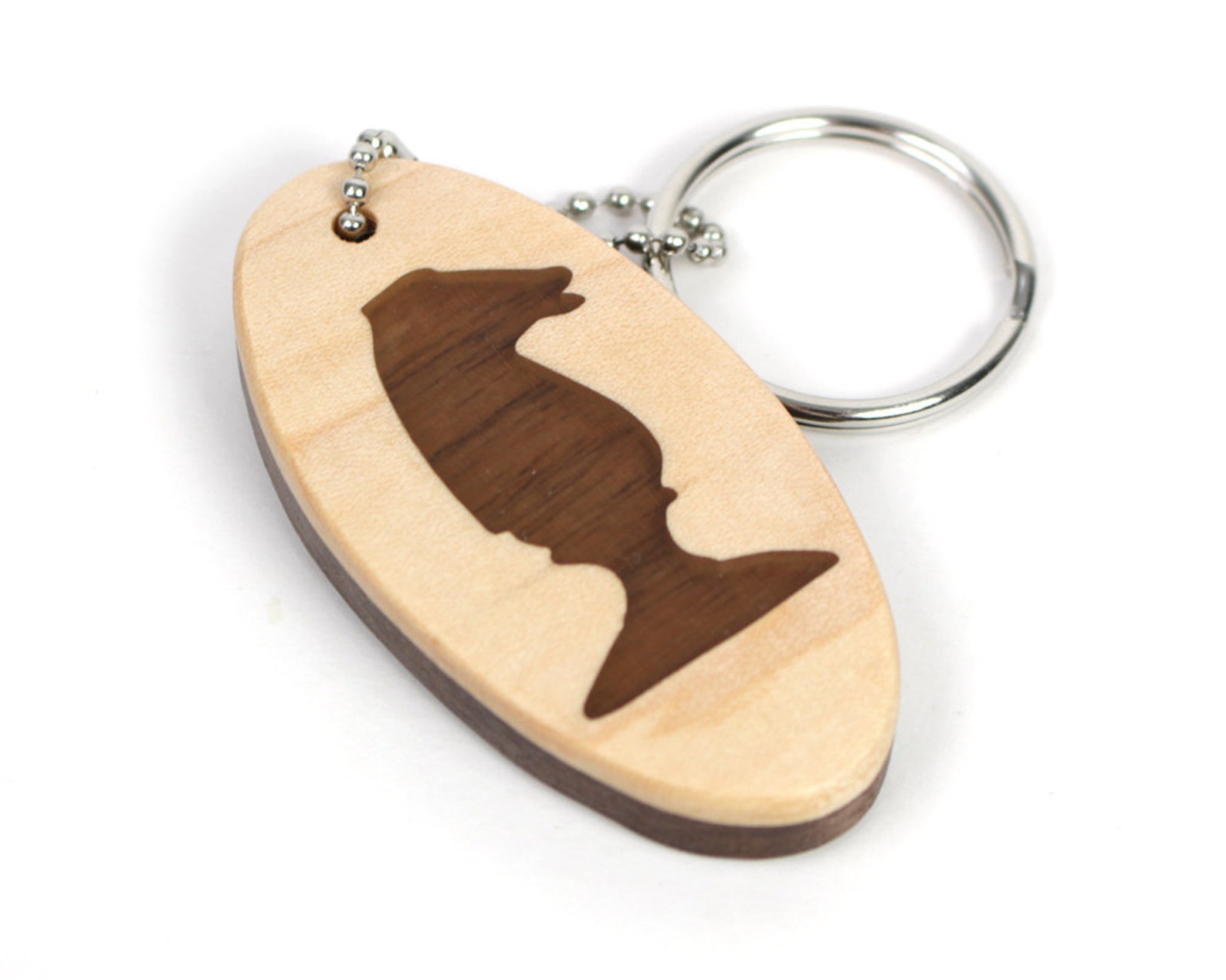 Chess Knight Key Chain Wood Chess Key Ring Wooden Knight Key | Etsy