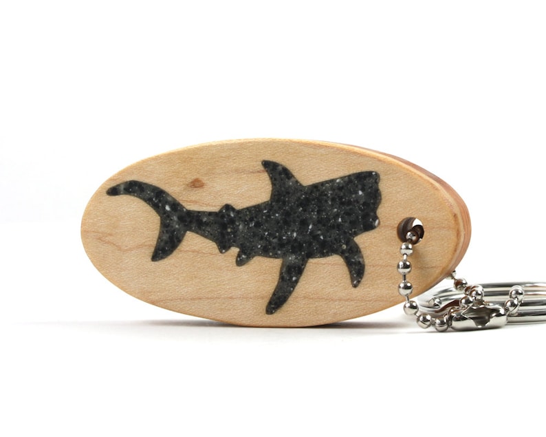 Tiger Shark Key Ring Scroll Saw Wood Shark Keychain Shark - Etsy