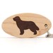 Newfoundland Key Chain Wood Dog Key Chain Newfie Key Ring Pet - Etsy