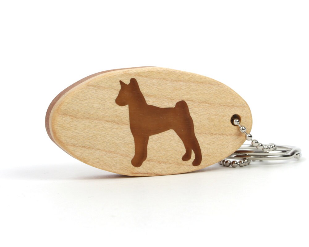 Basenji Key Chain Wood Dog Key Chain Wooden Dog Breed Key Fob - Etsy