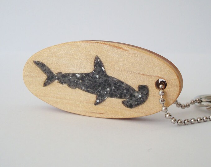 Hammerhead Shark Key Chain Scroll Saw Wood Keychain Hand Cut - Etsy