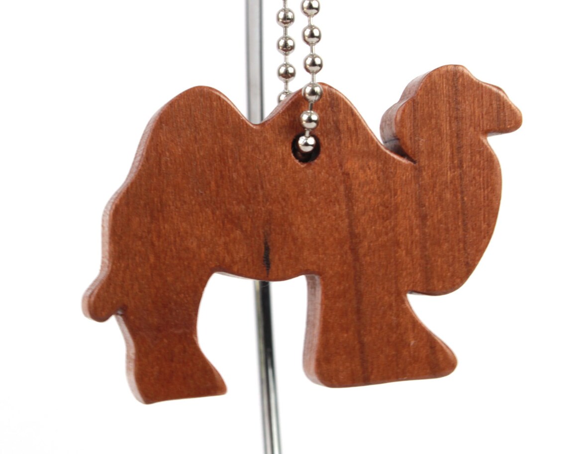 Camel Key Chain Wooden Animal Key Ring Camel Silhouette Key | Etsy