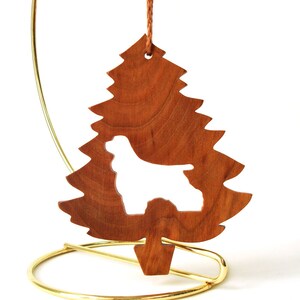 Cocker Spaniel Dog Ornament Christmas Tree Dog Silhouette Pet Ornament ...