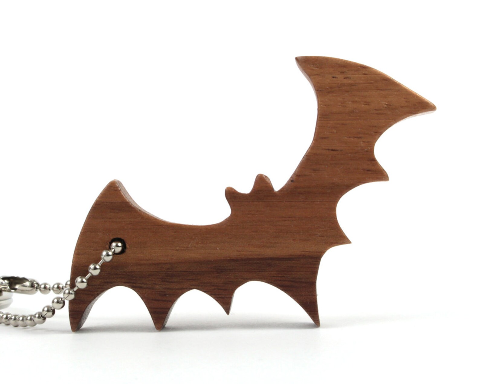Bat Key Chain Flying Bat Silhouette Wood Animal Key Fob Bat | Etsy