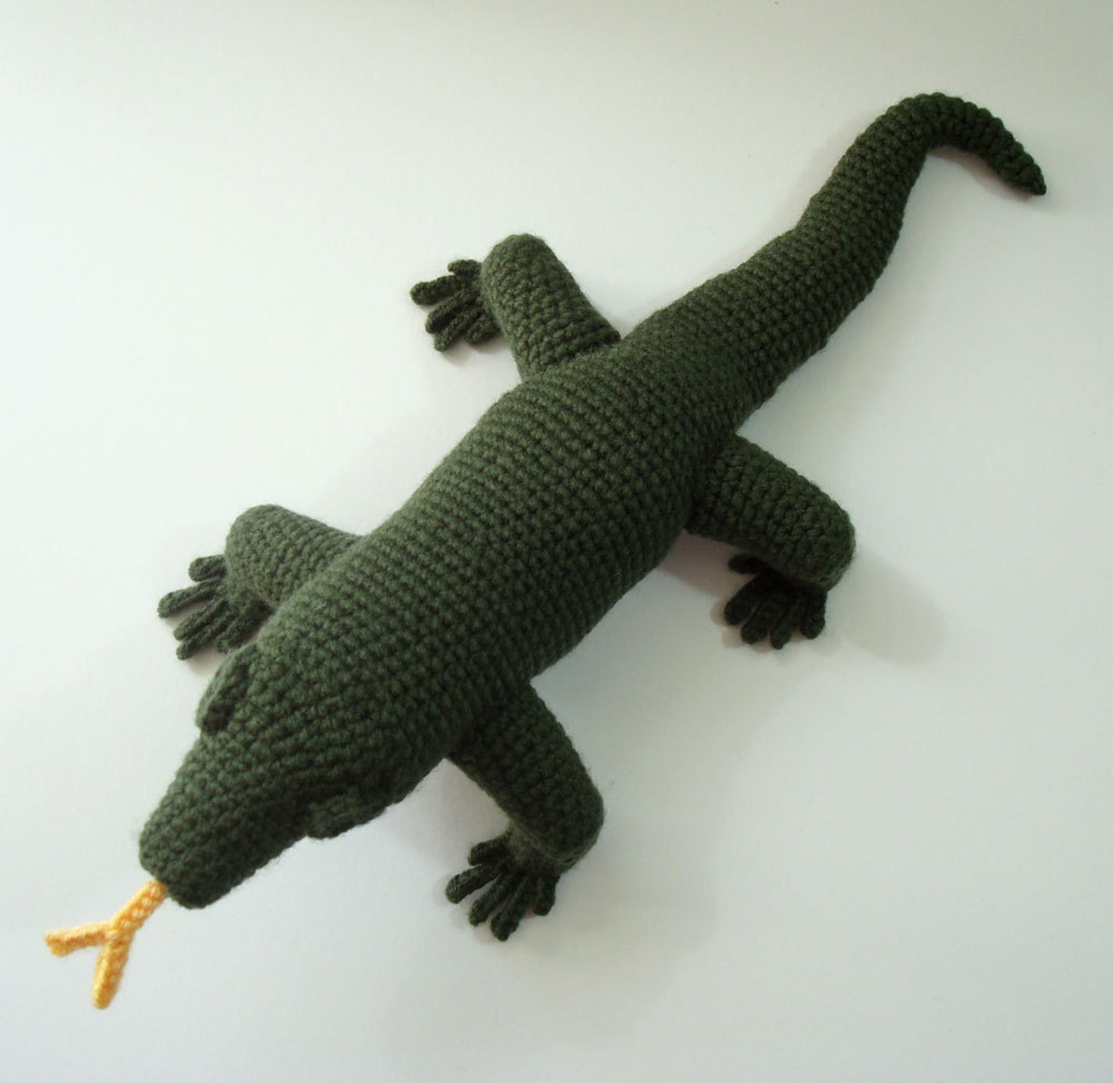 Komodo Dragon Crochet Pattern Amigurumi Komodo Dragon Stuffed - Etsy