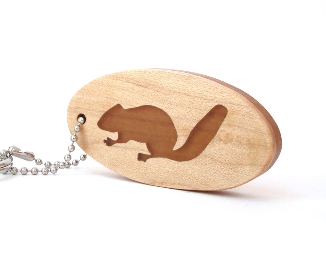 Chipmunk Key Chain Woodland Animal Keychain Chipmunk Key - Etsy