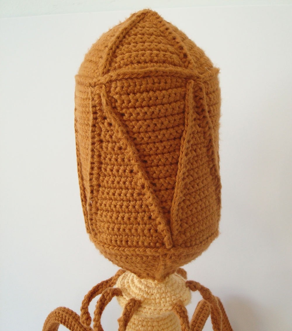 Bacteriophage Virus Crochet Pattern Amigurumi Crochet Virus - Etsy