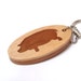 Pig Key Chain, Wood Scroll Saw Country Key Ring, Hog Keychain, Farm ...