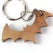 Bat Key Chain Flying Bat Silhouette Wood Animal Key Fob Bat - Etsy