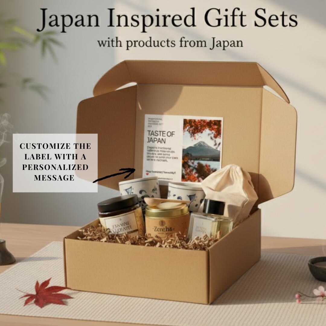 Japanese Gift Set – Tea, Candle & Decor, Japan-inspired Box - Etsy