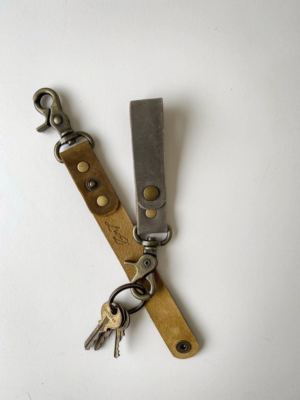 Daily Key Clip Leather Key Fob Leather Key Clip Leather Belt Key Clip ...