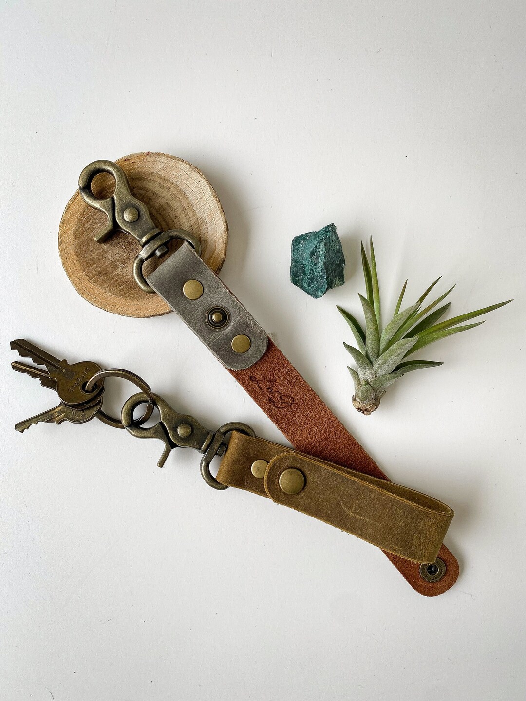 Daily Key Clip- Leather Key Fob- Leather Key Clip- Leather Belt Key ...