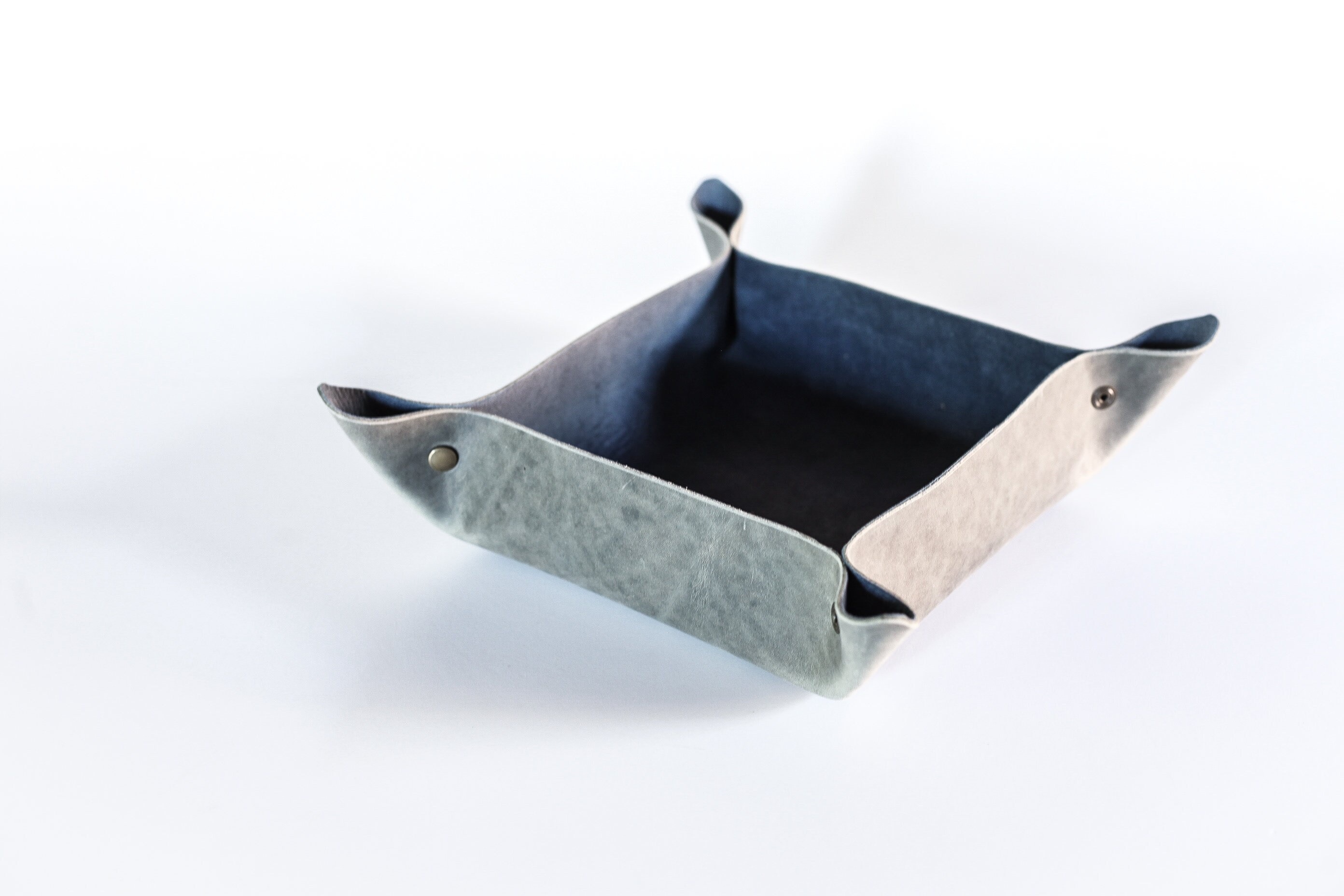 Leather Catch All- Leather Valet- Leather Organizer- Leather Bowl ...