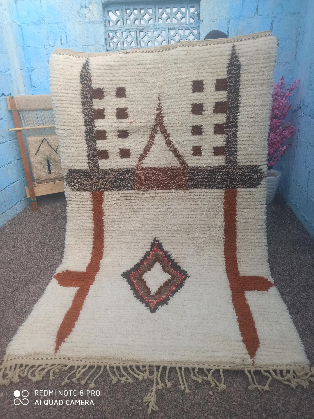 Custom Berber Rug: Sheep Wool Moroccan Home Decor - Etsy
