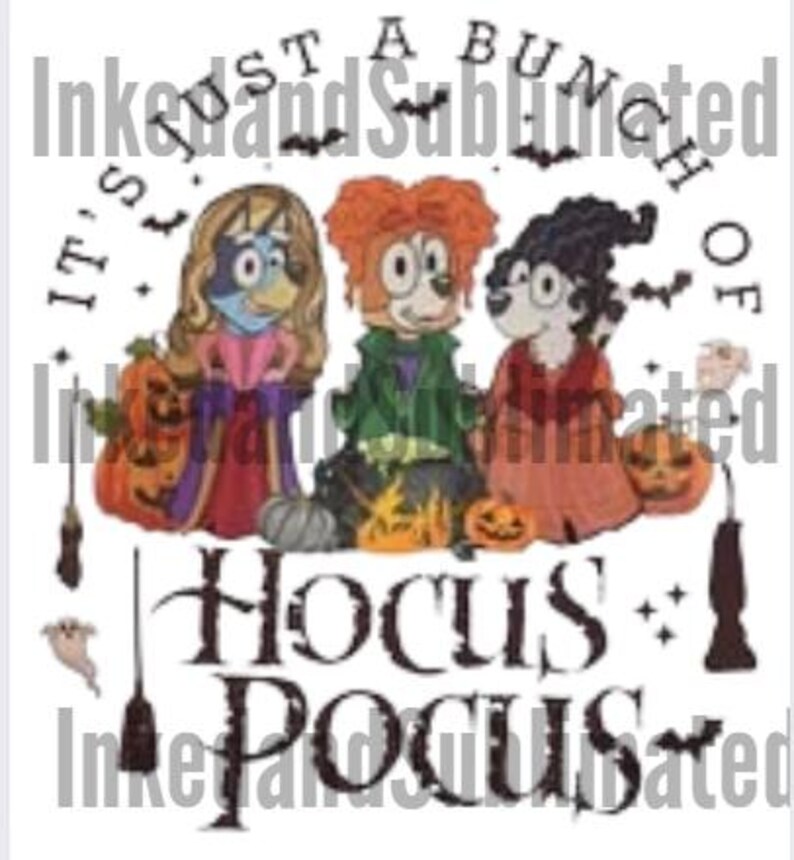 Hocus Pocus Bluey - Etsy