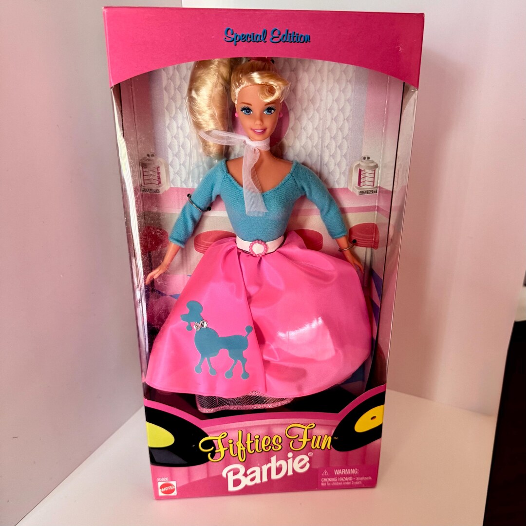 Barbie Fifties Fun Special Edition Doll 1996 Mattel Style No. 15820 ...