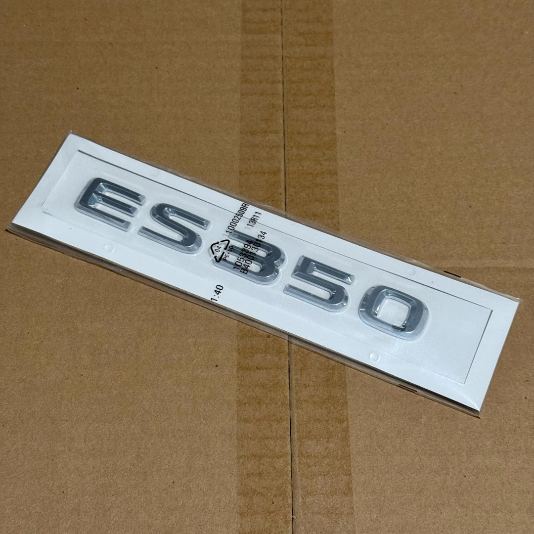 Lexus ES350 Chrome Letter Logo Badge Car Emblem Replacement - Etsy