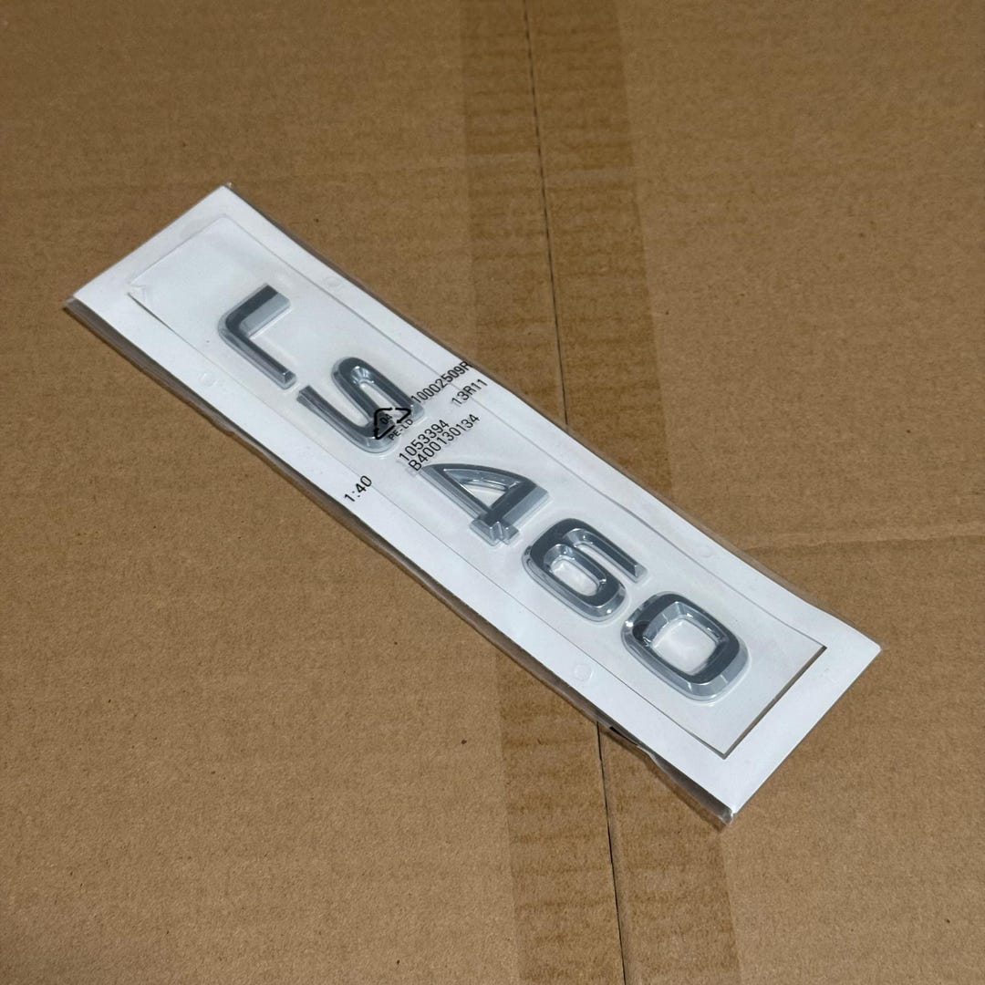 Lexus LS460 Chrome Letter Logo Badge Car Emblem Replacement - Etsy