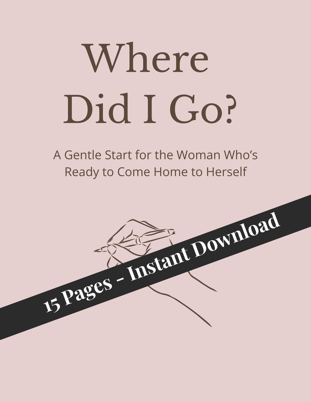 Where Did I Go? (A Gentle Start) – Pen Cover | 15-page Guided Journal ...