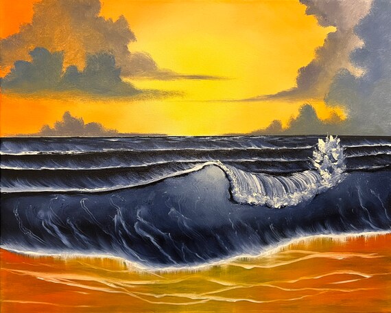 Bob Ross Ocean Paintings