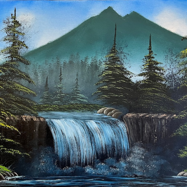 Bob Ross Original Painting - Etsy