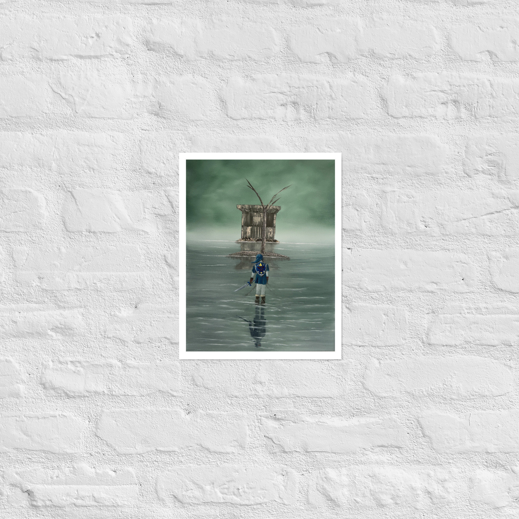 Ocarina of Time Dark Link Print - Etsy