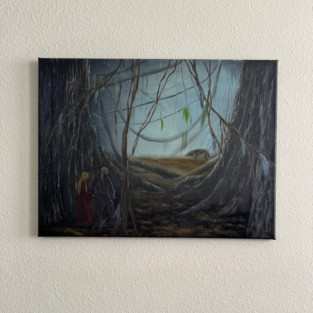 Princess Bride Fire Swamp Original Oil on Canvas Painting 18x24in - Etsy