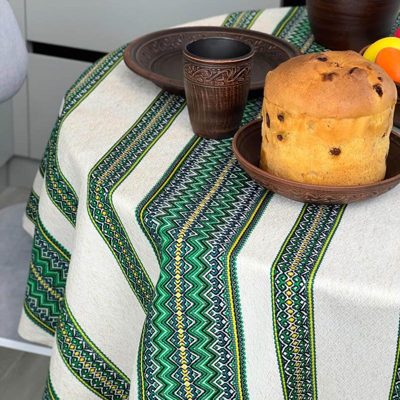 Slavic Woven Tablecloth - Etsy