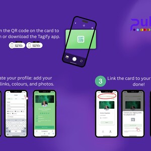 Preprinted NFC Business Card – Smart Digital Contact Card | Tap to ...