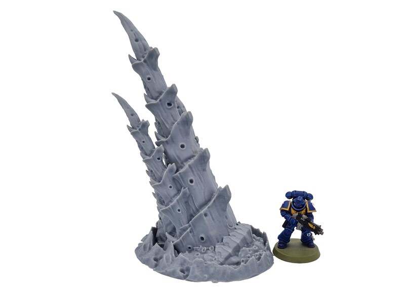 Large Triple Alien Tower - High Quality 3D Printed Terrain Scenery for ...