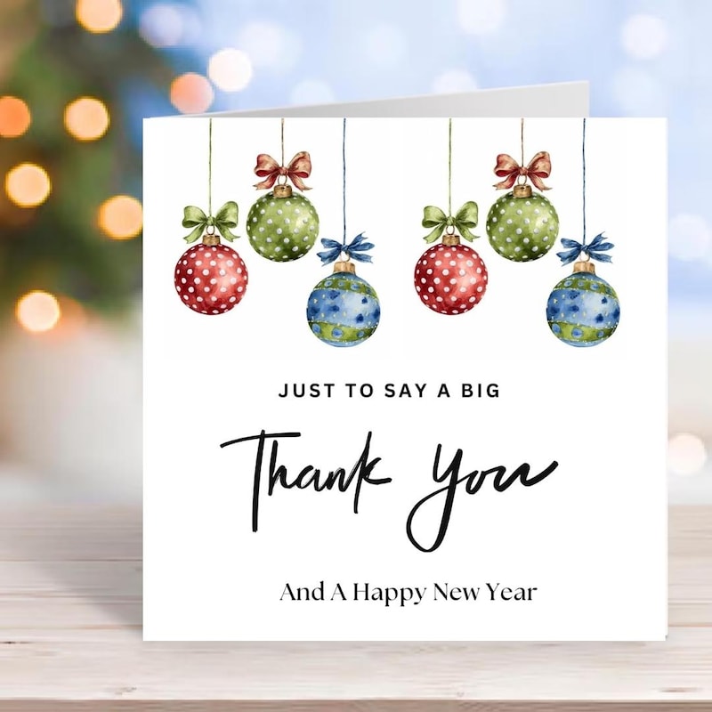 2026 Thank You Card - Etsy UK
