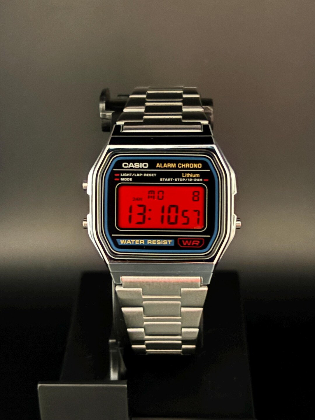 Custom Casio A158W Red Dial - Classy & Limited - Etsy
