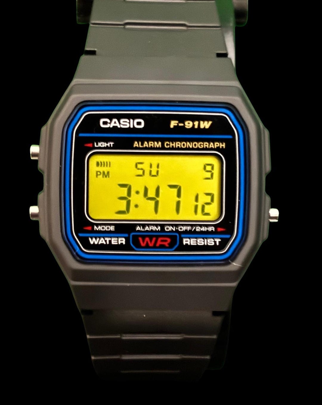 Eclipse Custom Casio F91W Color Yellow Dial Mod Brand New Unique - Etsy