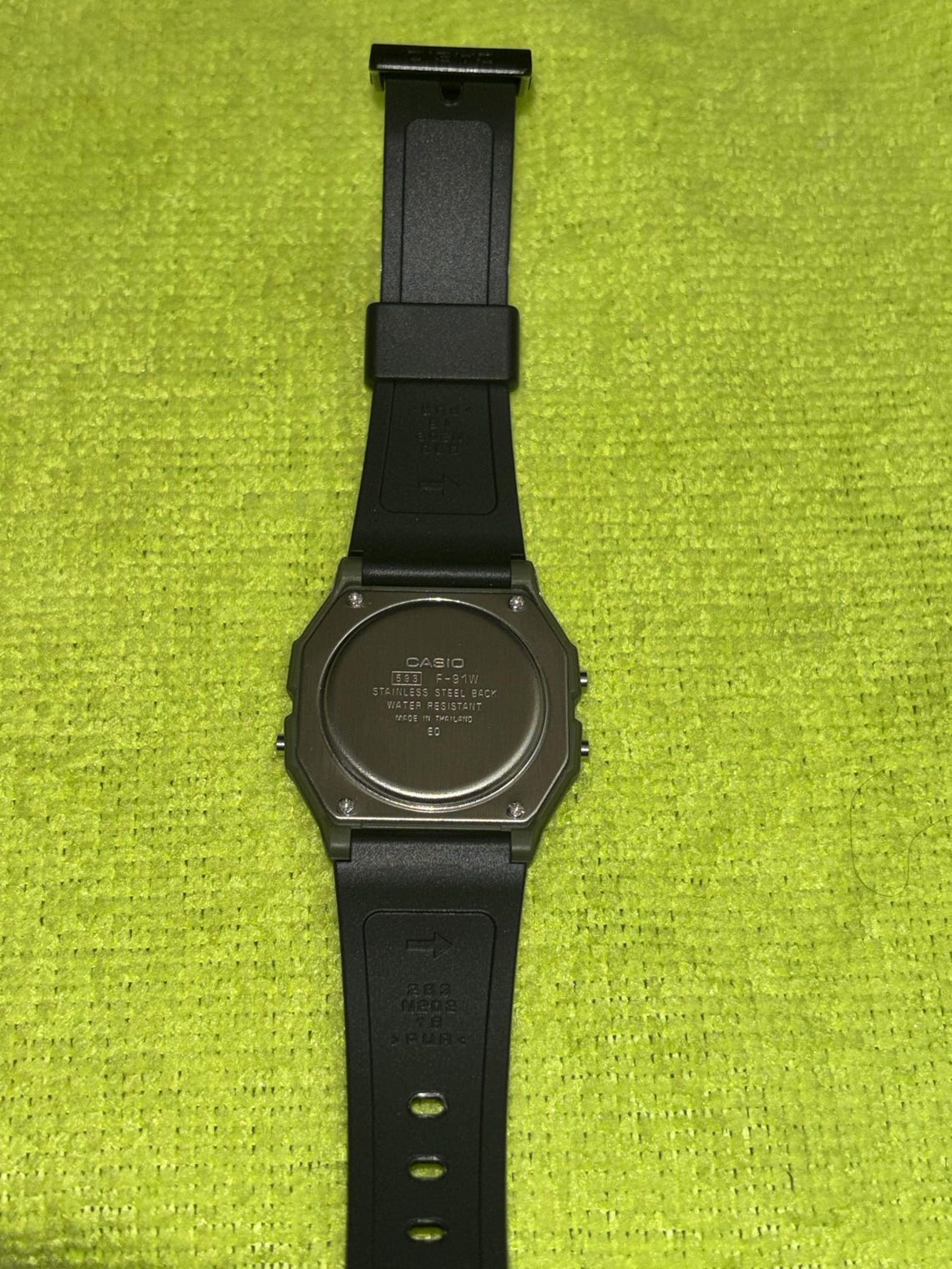 TRACKER Custom Casio F91W Color Green Dial Mod Brand New Unique - Etsy
