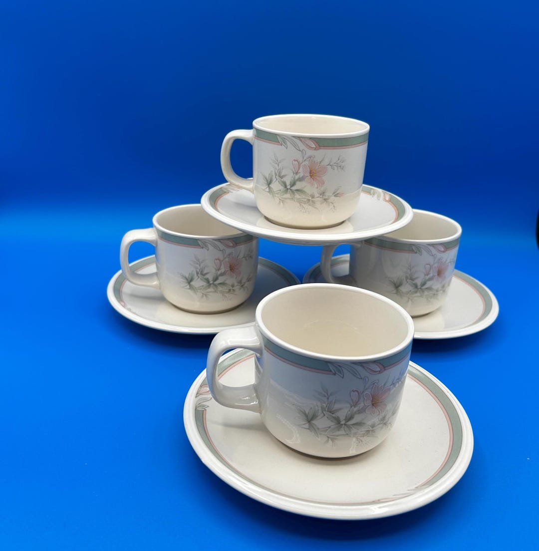 Noritake Deerfield Cup and Saucer Set: Keltcraft Misty Isle Collection ...