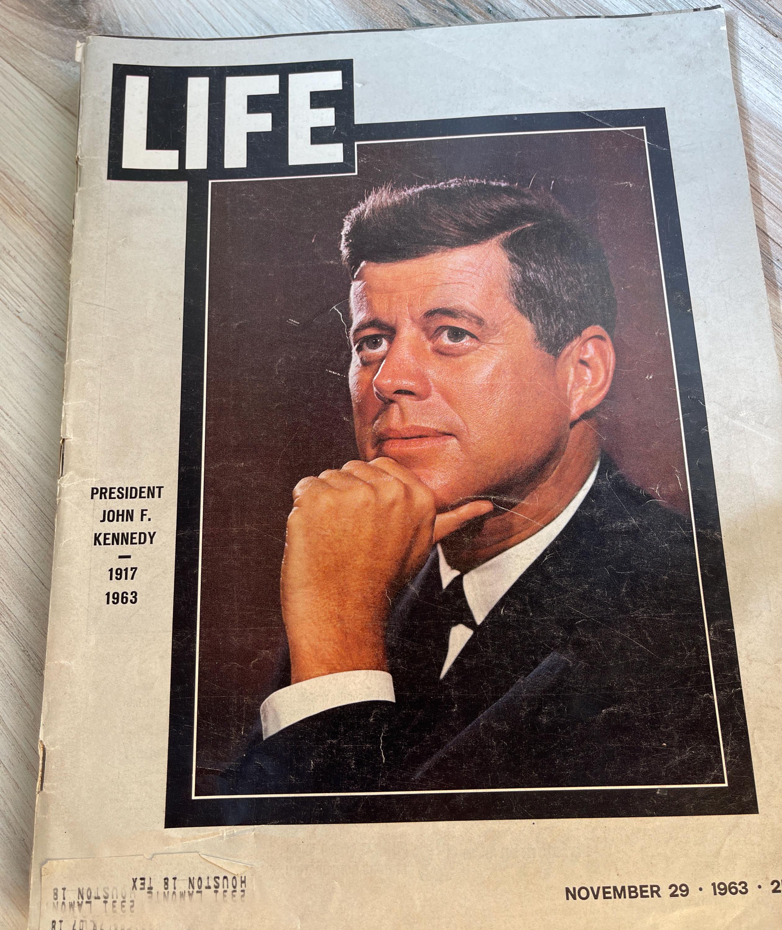 1963 Life Magazines, President Kennedy, Jackie Kennedy, President ...