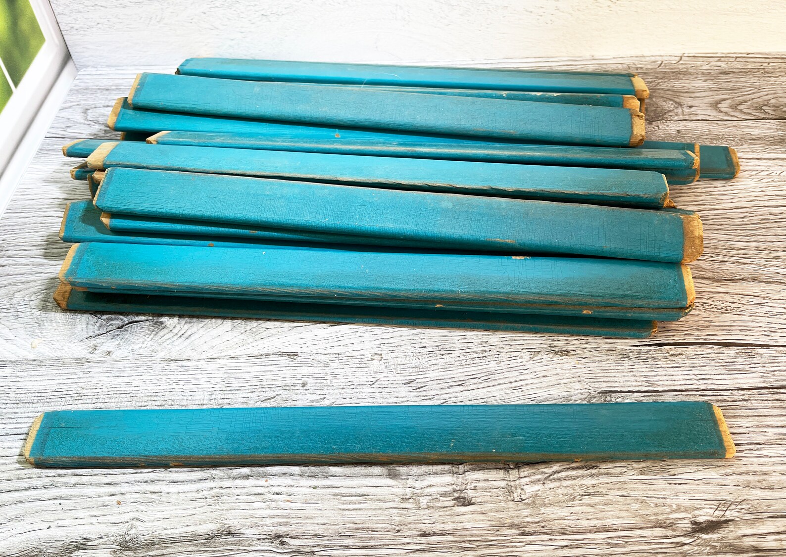 Shutter Slats, Repurposing Shutter Slats, Slat Crafts, Shutter Slat ...