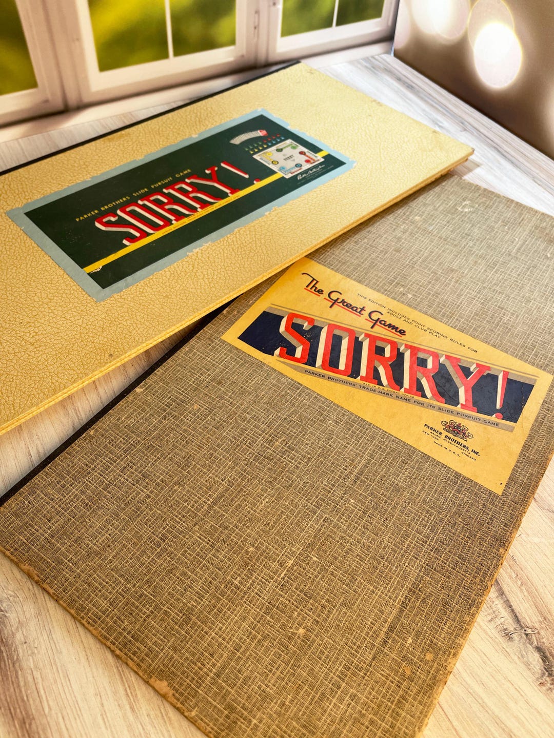 Sorry Game Boards From the 1940's and 1950's. Vintage Sorry Game Boards ...