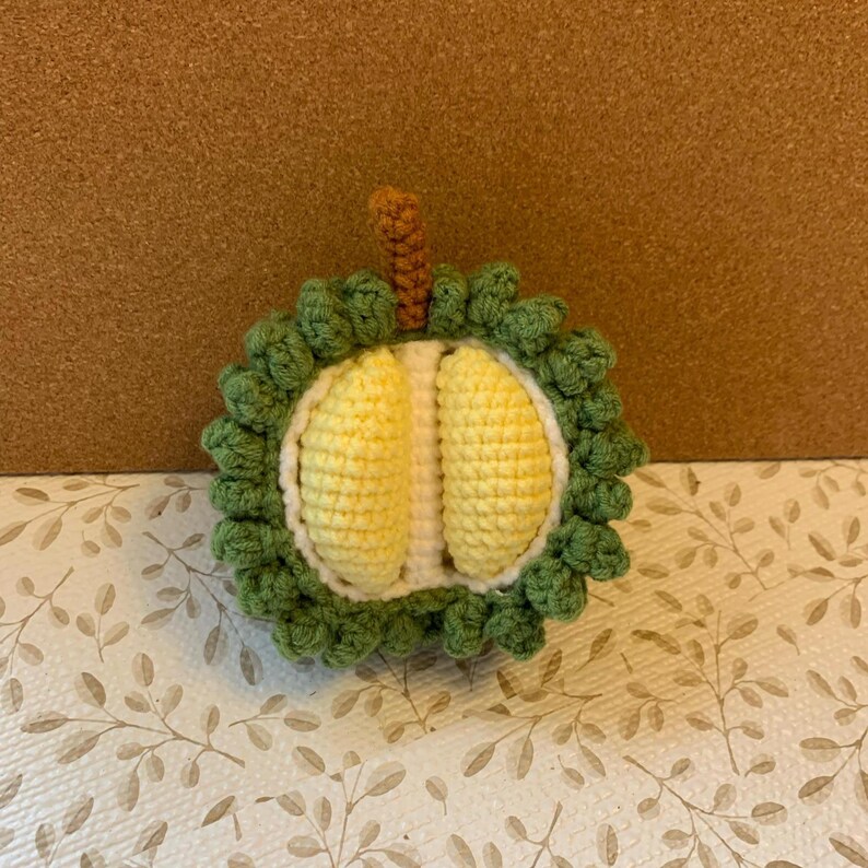 Crochet Assembled Durian, Toy for Kids - Etsy