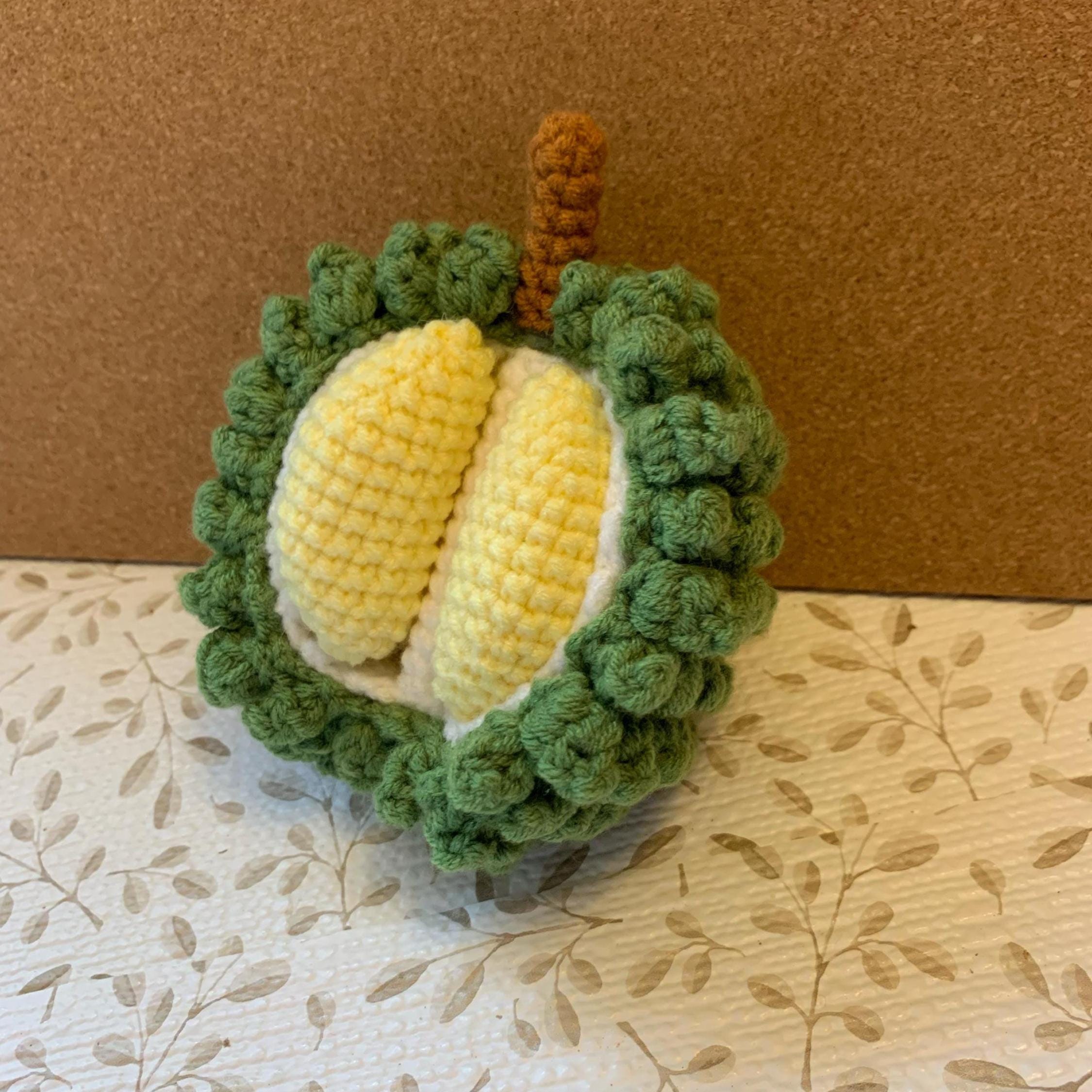 Crochet Assembled Durian, Toy for Kids - Etsy