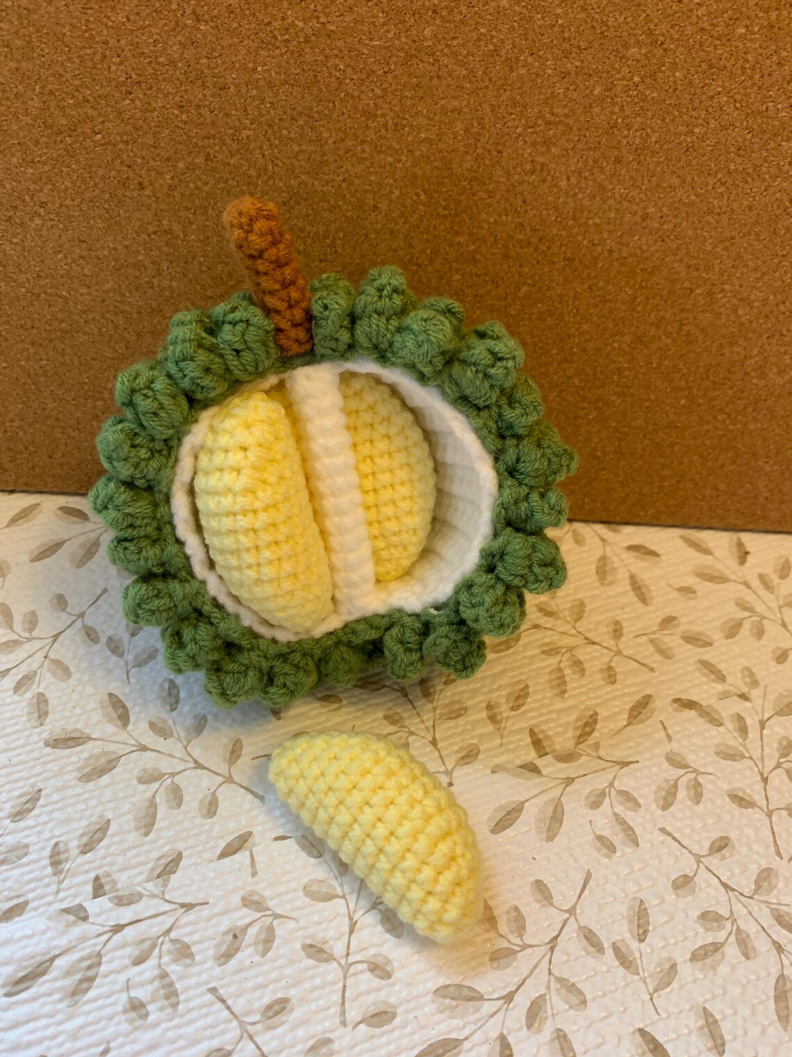 Crochet Assembled Durian, Toy for Kids - Etsy