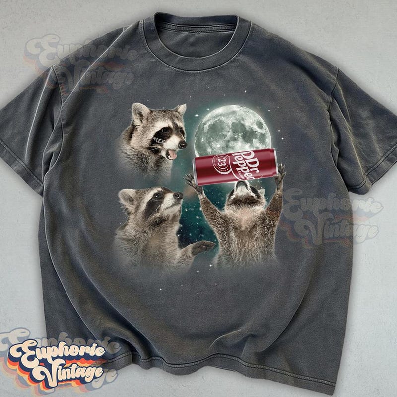 Raccoon With Dr. Pepper - Etsy
