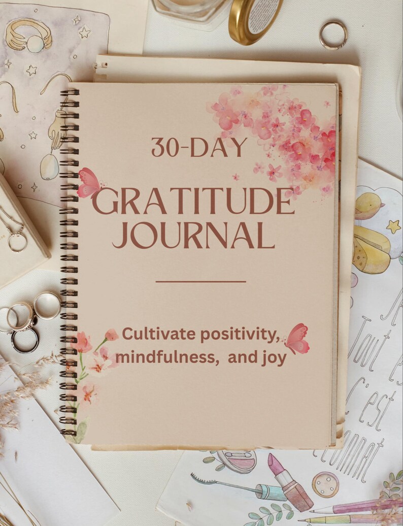 30-day Gratitude Journal | Printable Wellness & Self-care Journal ...