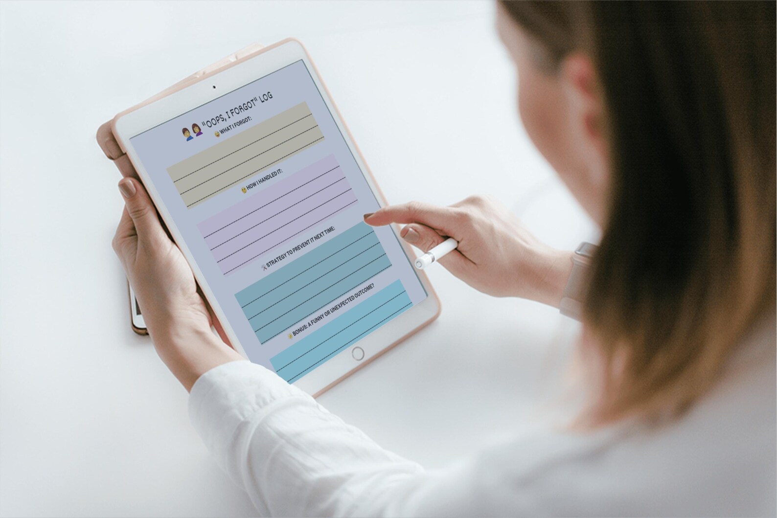 ADHD Friendly Planner Task Breakdown Time Management Habit Tracker ...