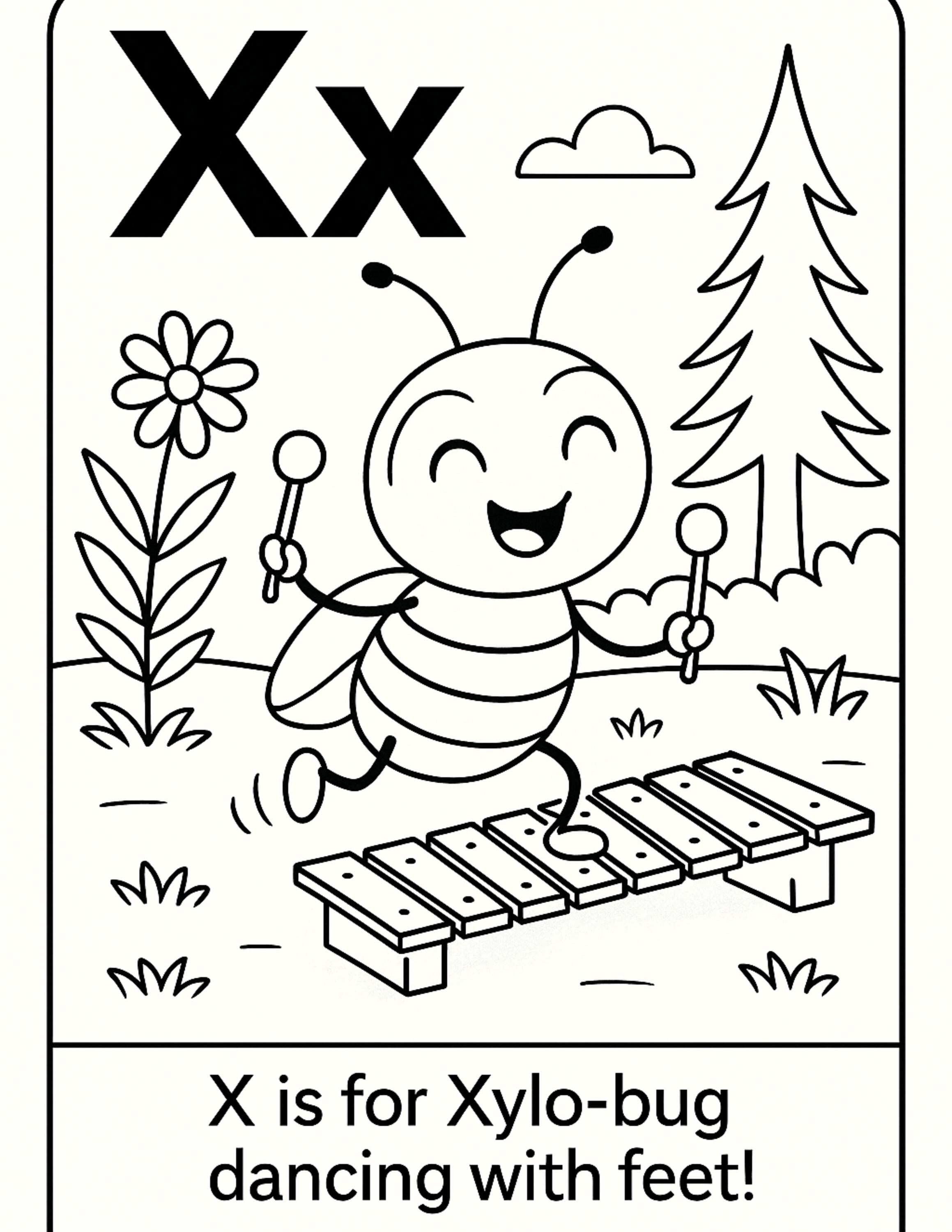 Printable ABC Alphabet Coloring Book for Kids – Digital Download ...