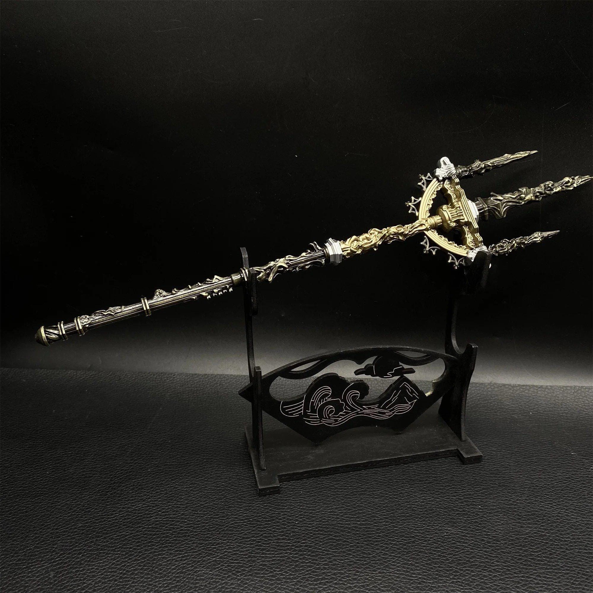 Elden Ring - Mohgwyn's Sacred Spear Metal Replica With Stand, Blunt ...