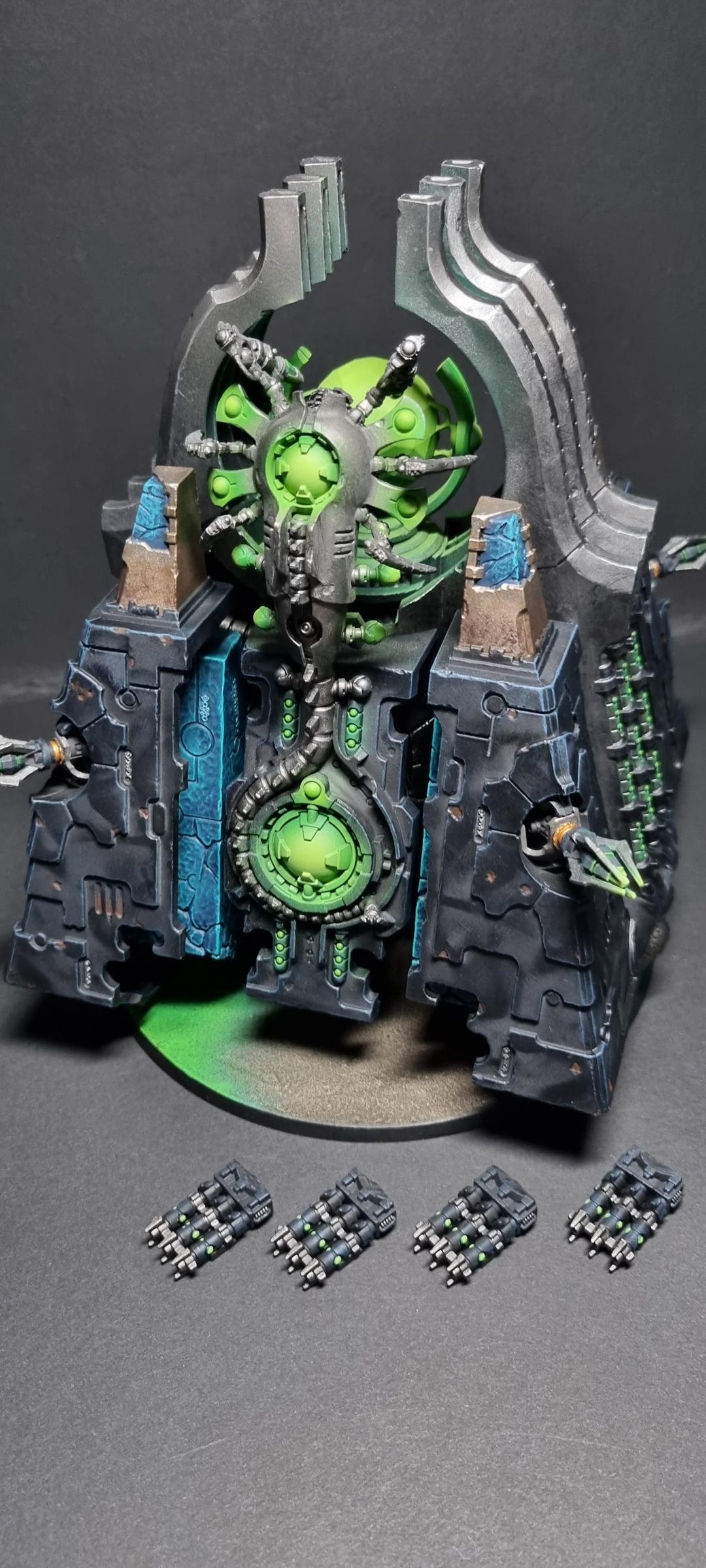 Necron Monolith Commission Painted Magnetized Weapons Warhammer 40K - Etsy