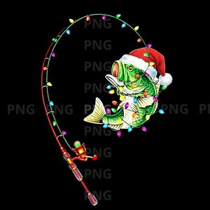 Christmas Catch:festive Fishing Fun - Etsy