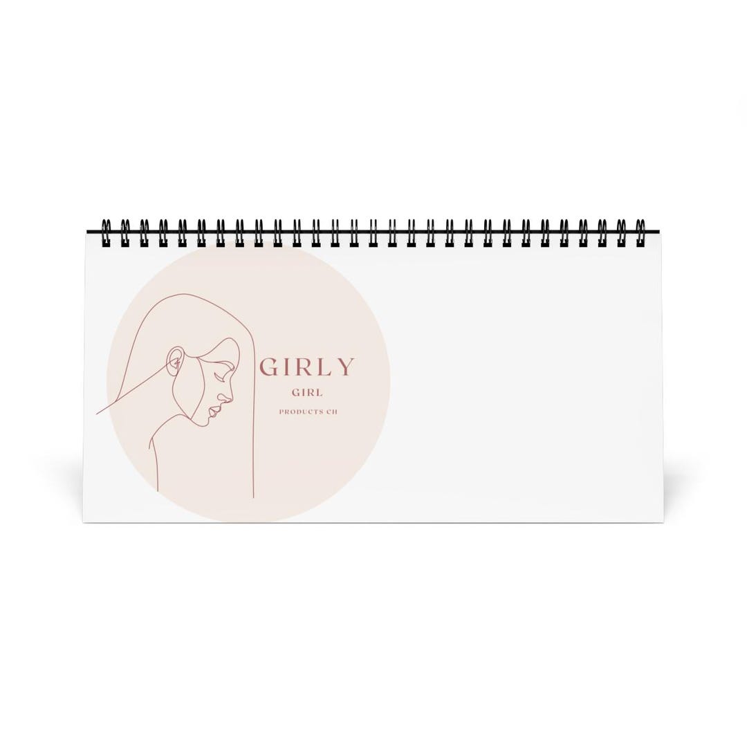 Stylish Desktop Calendar for Girly Girls | Minimalist Home Decor, Desk ...